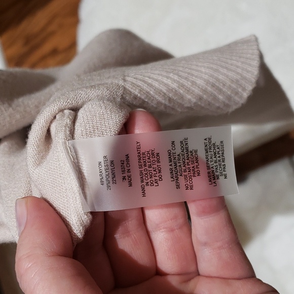 Aaeda | Sweaters | Nwt Aaeda Sweater Cardigan Beige With Black White ...